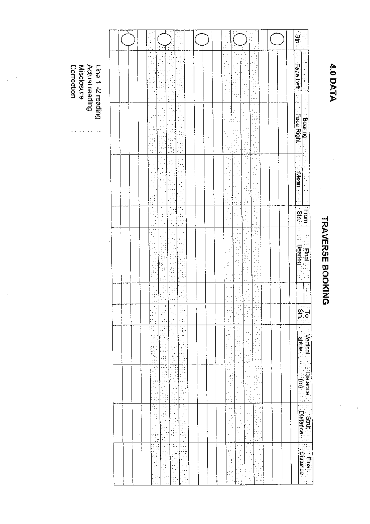 Traverse Booking - Dka - civil engineering - Studocu
