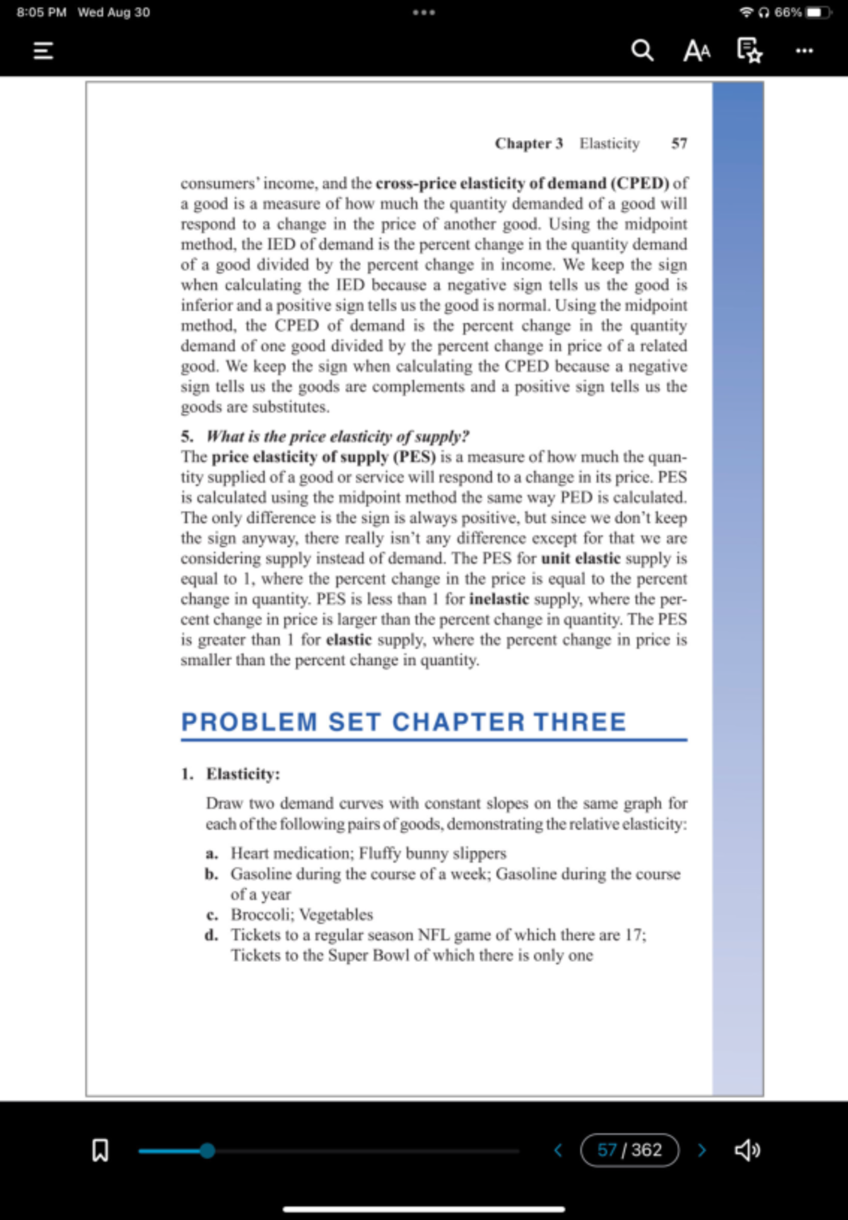 Chapter 3 Problem Set - D'= Heart mees 1) a Spri D = Fluffy bunny Slippers price() Quantity b) D ...