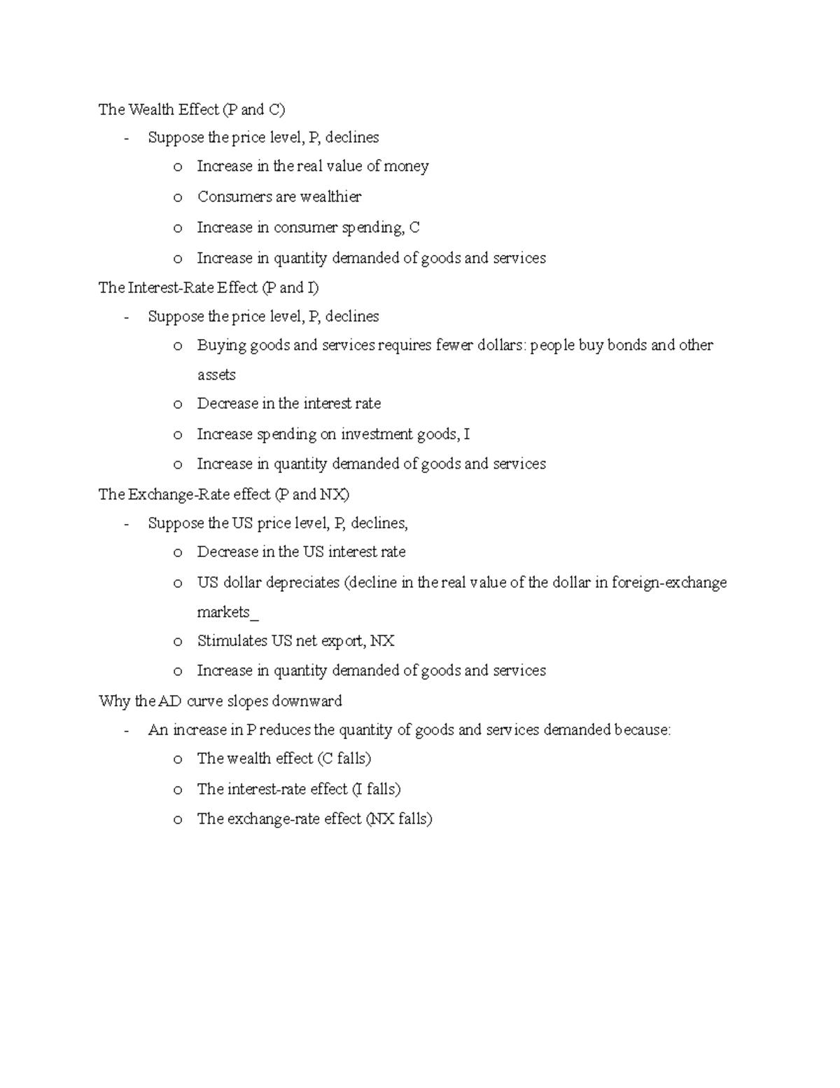 The Wealth Effect - Studocu