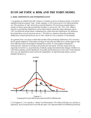 Three Sector Model - ECON 345 TOPIC 4: INTERTEMPORAL CHOICE AND THE ...