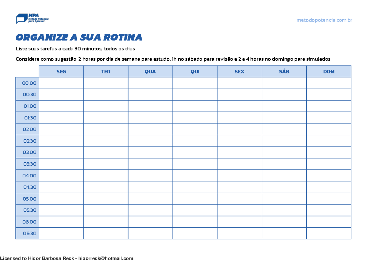 Organize+sua+rotina - eeeeeeeeeeeeeeeeeeeeeeeeee - metodopotencia.com ...