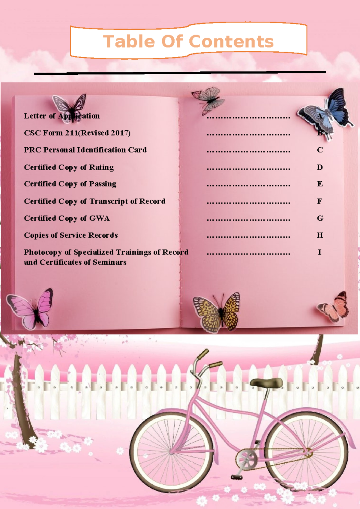 Letter of Application - FOR PRACTICE - Letter of Application