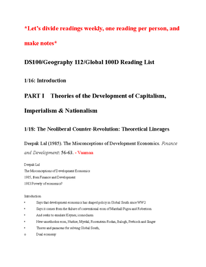 MAR 30 - Lecture notes 10 - 1990s - 2000s: Converging on 'The Local ...