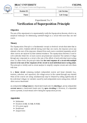 CSE250 Assignment 1 solutions (Mesh Analysis) - circuits and electronics - Studocu