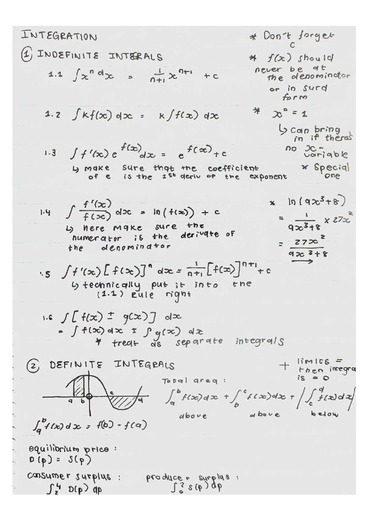 Integration Rules - STK 120 - Studocu