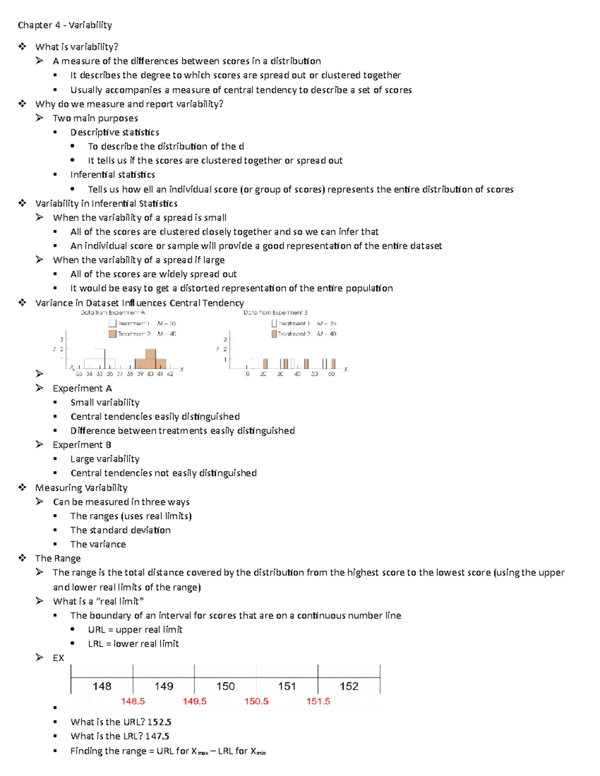 Chapter 4 - course taught by Kanza Khan - Chapter 4 - Variability What ...