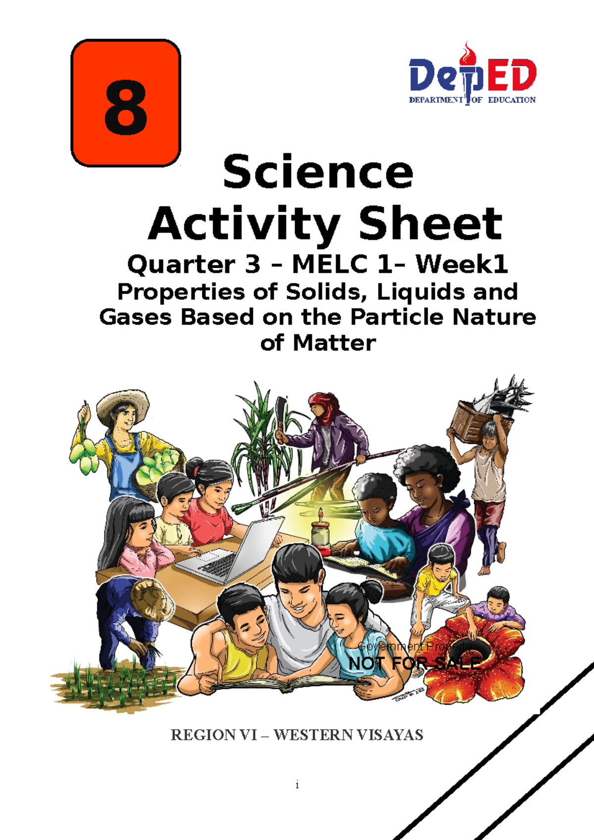 Q3 LAS Science 8 MELC 1 Week1 - REGION VI – WESTERN VISAYAS i 8 Science ...