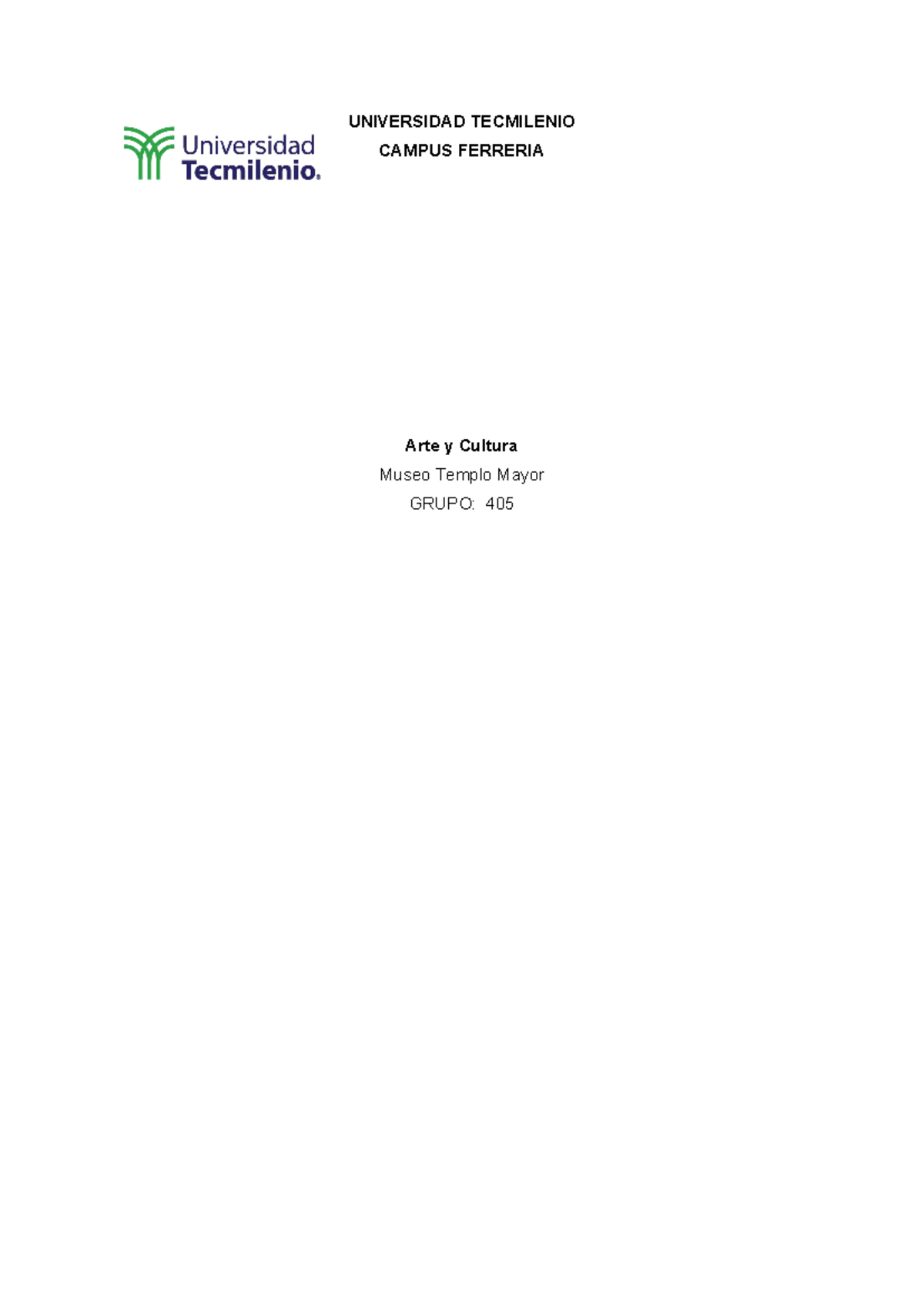 Qwe - Evidencia - plan de vida - UNIVERSIDAD TECMILENIO CAMPUS FERRERIA ...