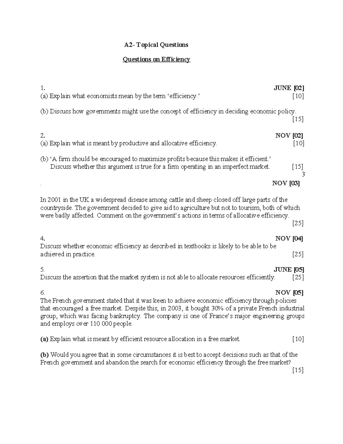 Topical Essay past year questions-Amended - A2- Topical Questions ...