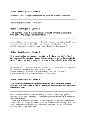 BUS 400 Module Four Journal - Harvard Business Review Simulation 1 ...