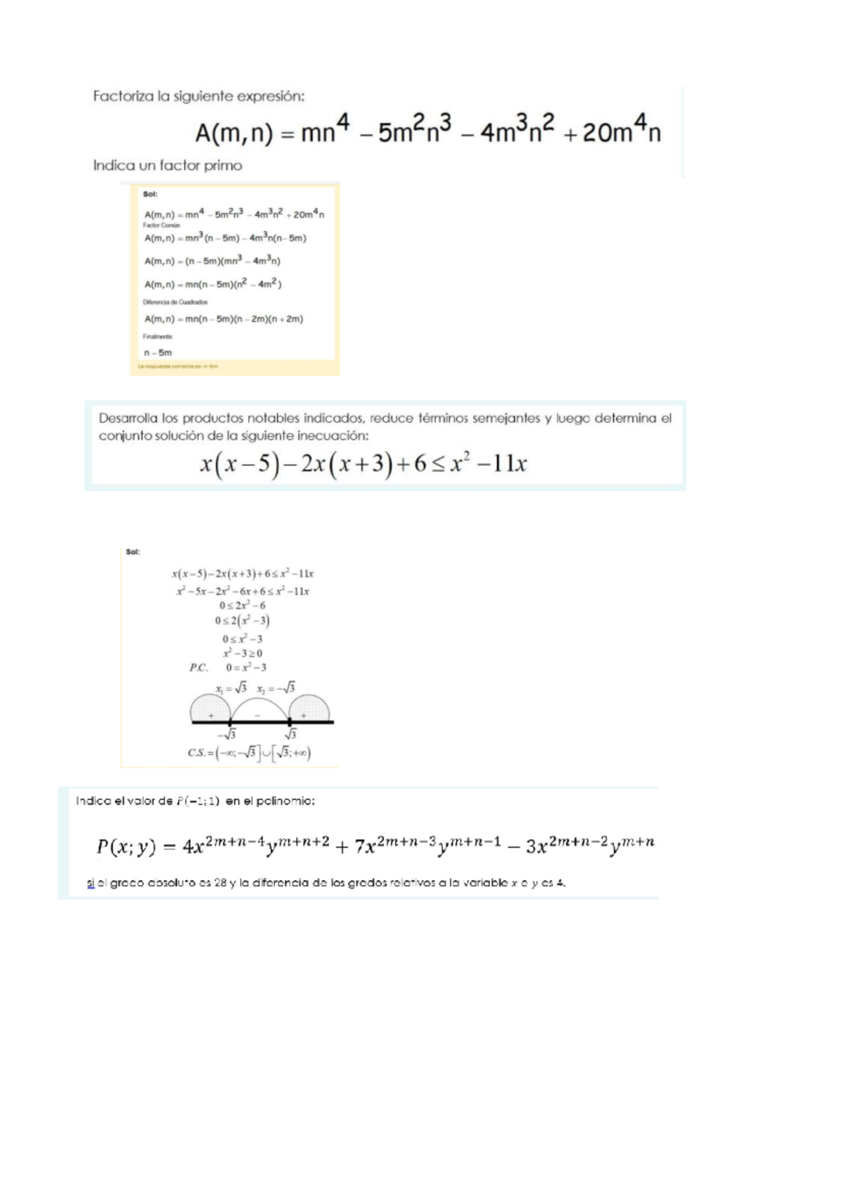 Evaluacion de entrada - MATEMATICA - examen calculo computarizado UNSA - Studocu