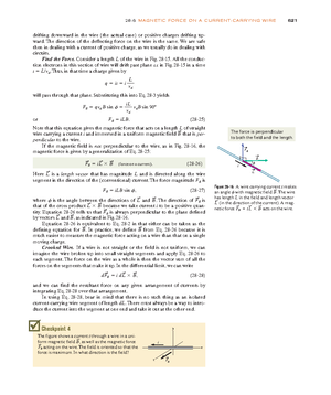Physics-94 - Physics-94 - tive direction of the x axis (Fig. 28-9b). Thus, acts in the negative ...