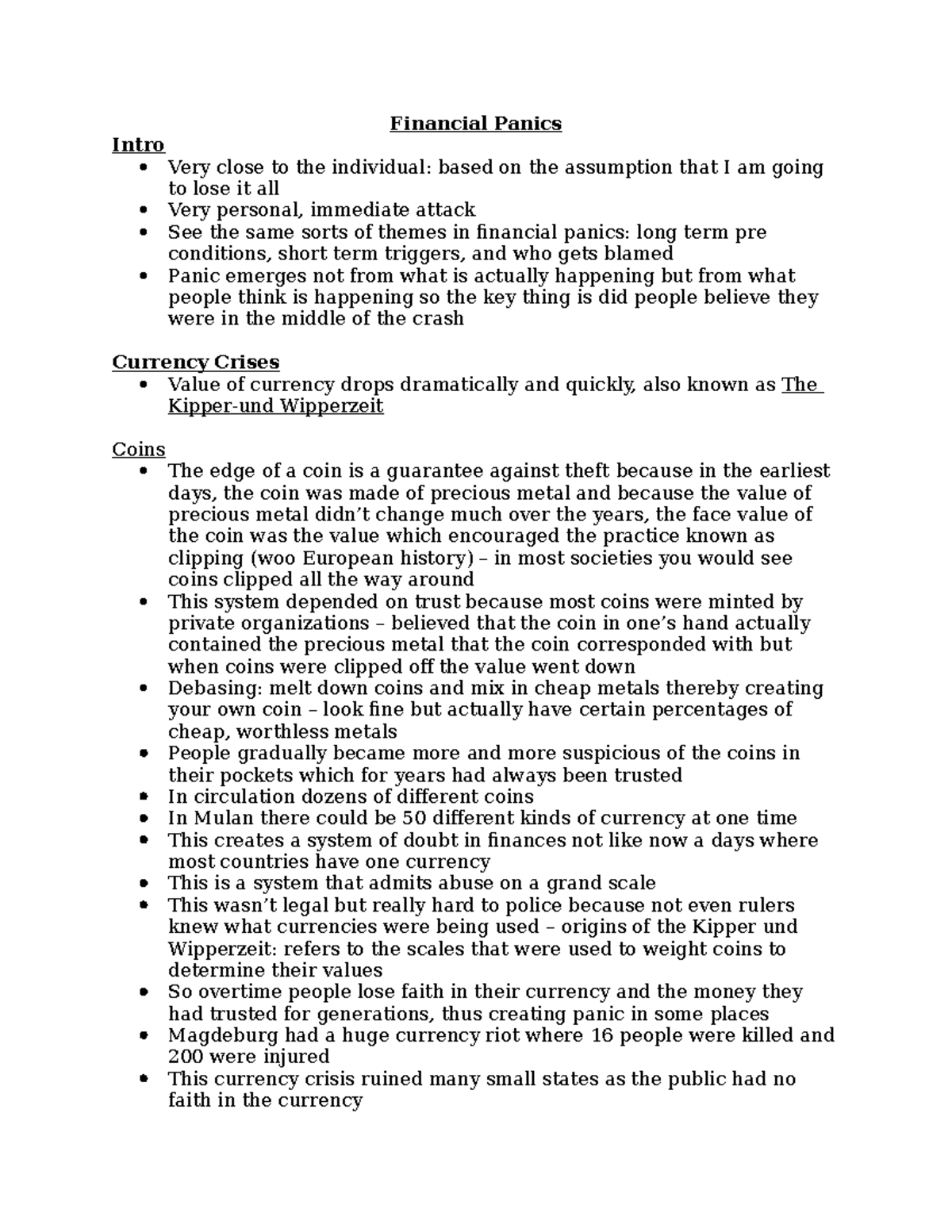 Financial Panics - zombie apocalypse - Financial Panics Intro Very ...