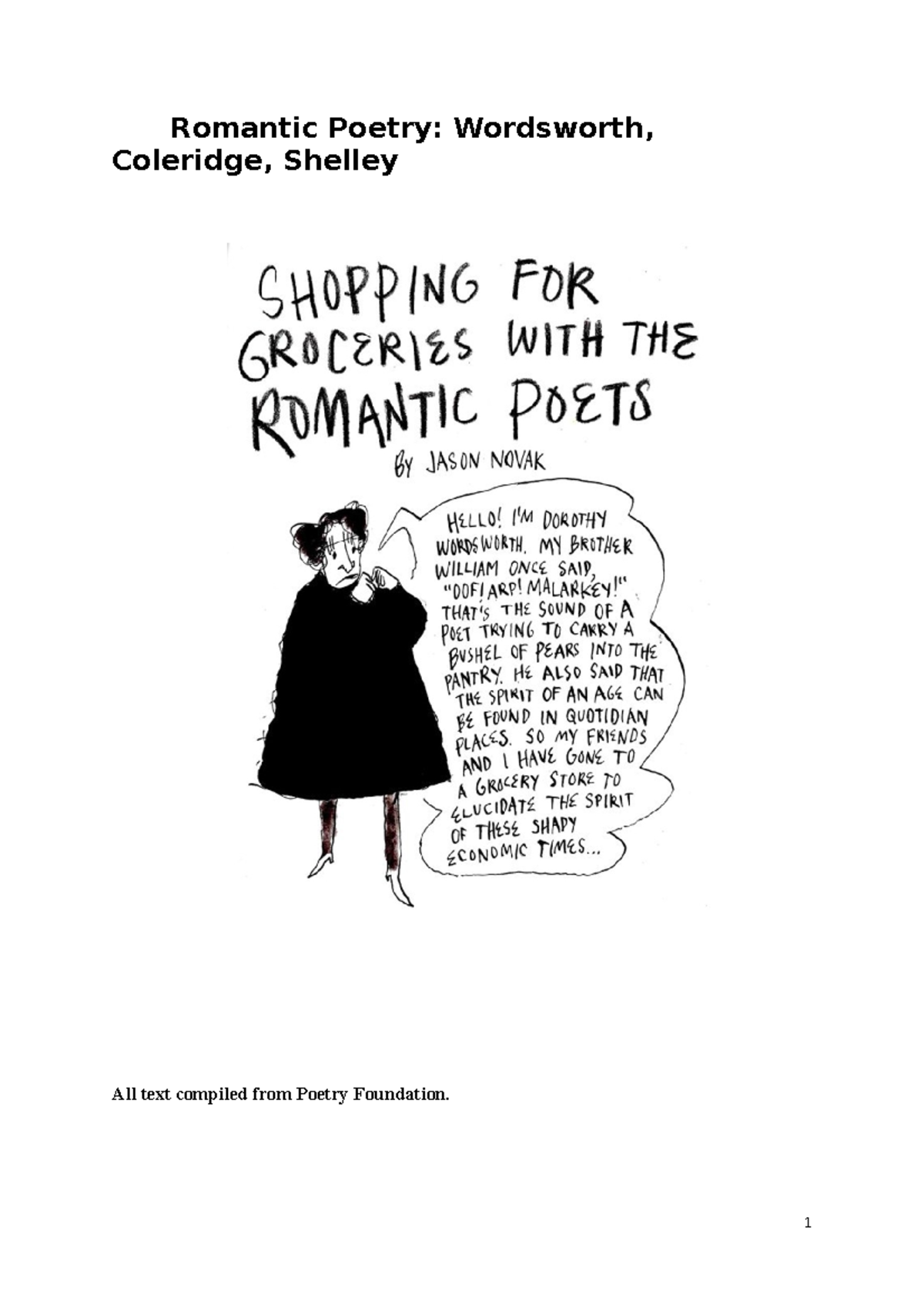 An Introduction to British Romanticism - Romantic Poetry: Wordsworth ...