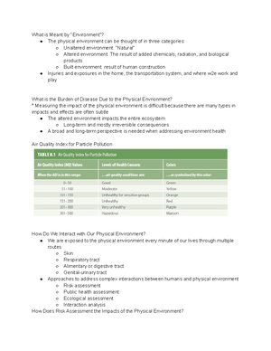 Community Health Ch.3 Notes - HPER C366 - Indiana University - Studocu