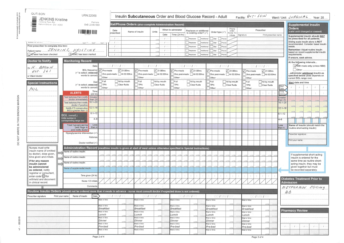 NSB233 My Clinical Documents - NSB233 - Studocu