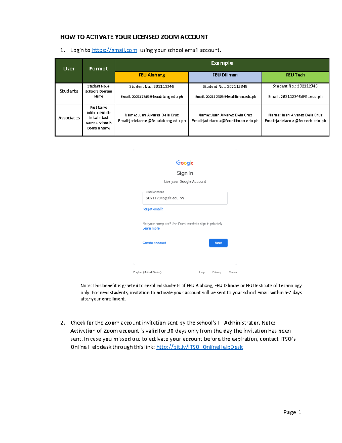 User Guide Getting Stated with Zoom - HOW TO ACTIVATE YOUR LICENSED ...