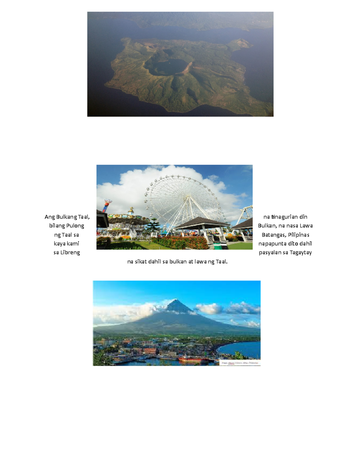 Ang Bulkang Taal - Lecture for students - Ang Bulkang Taal, na ...