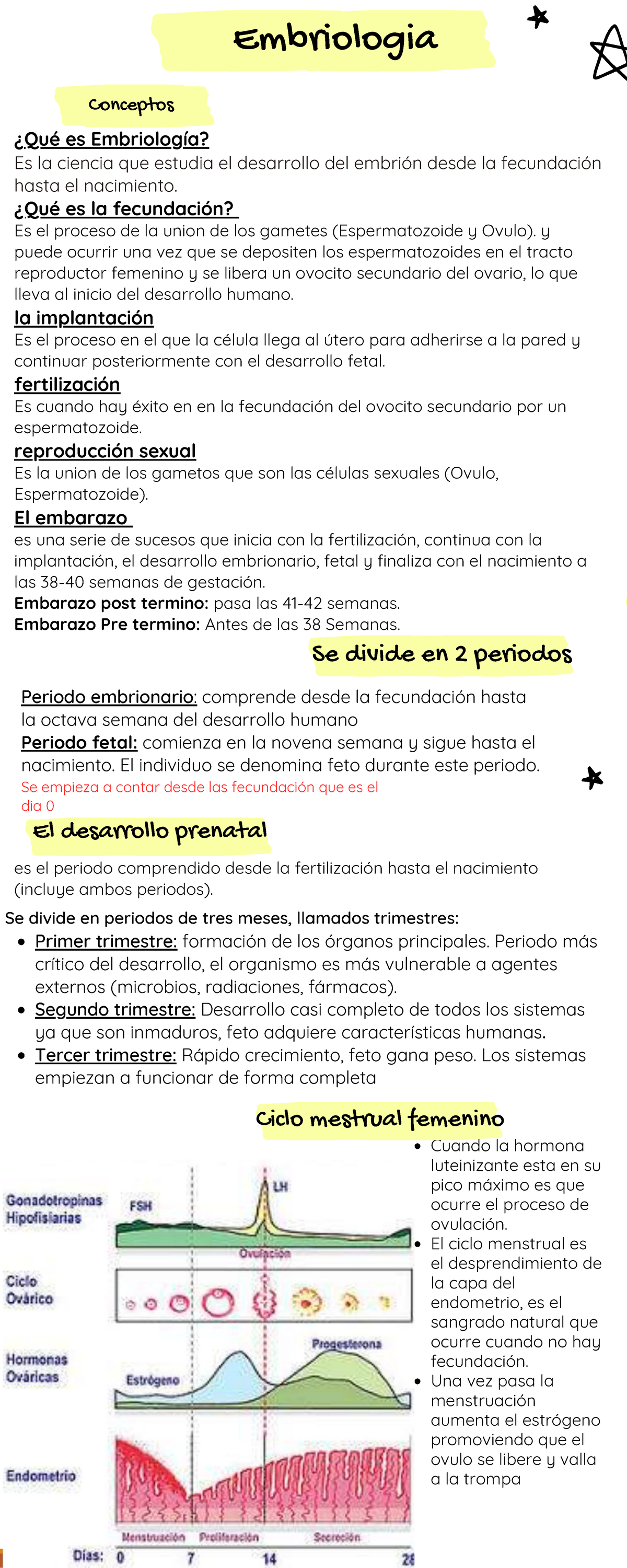 Embriología - ####### ¿Qué es Embriología? Es la ciencia que estudia el ...