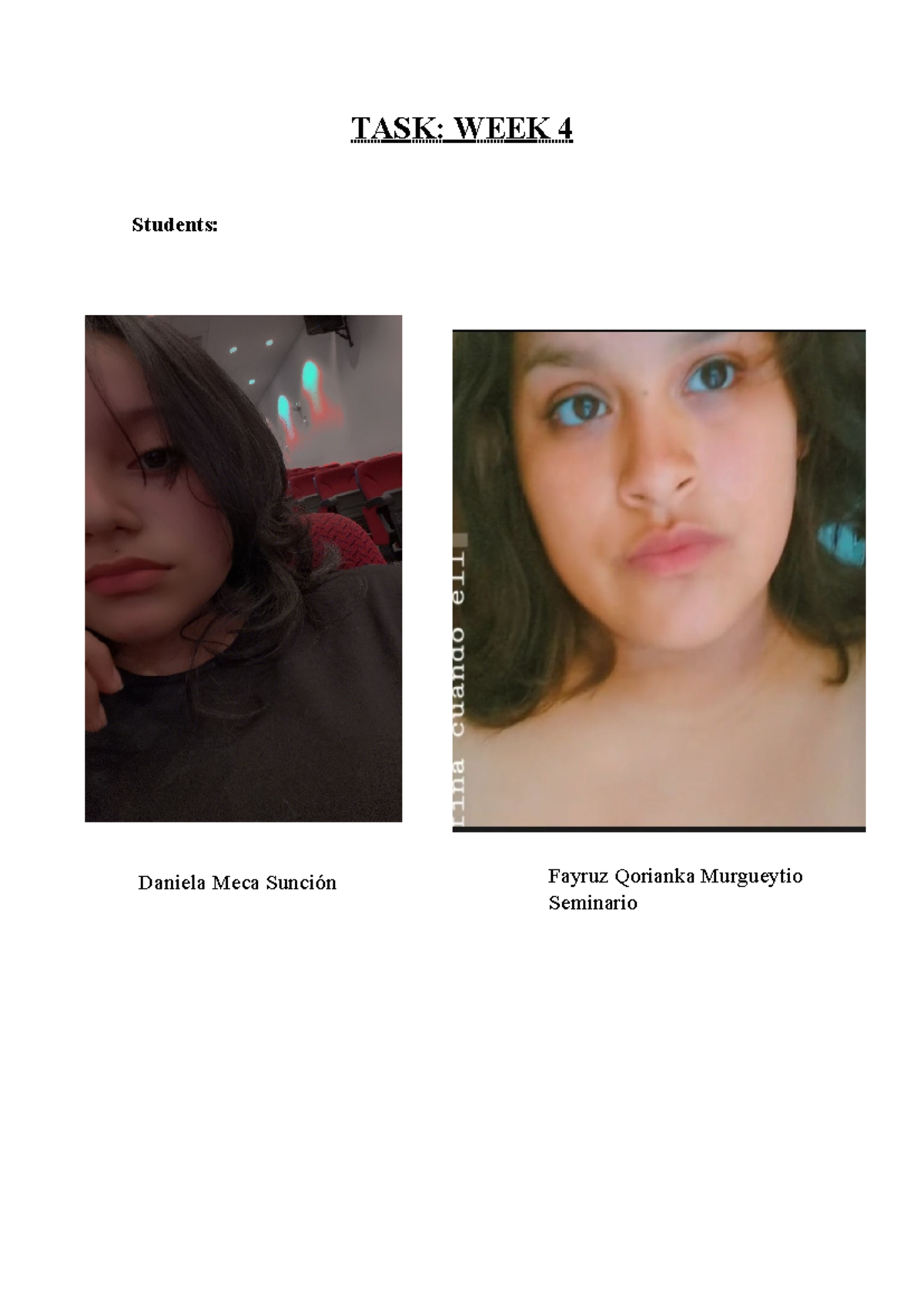 TASK 4 - Sistemas de aire comprimido - TASK: WEEK 4 Students: Daniela Meca Sunción Fayruz ...