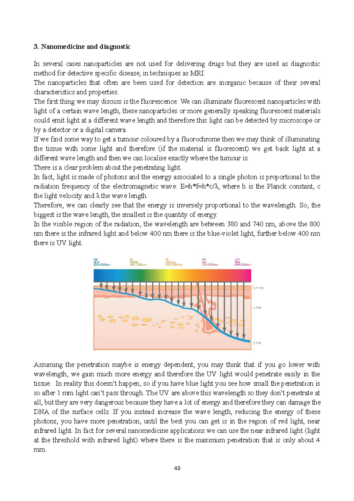 Lezione 3 - Warning: TT: more functions defined than expected 3. Nanomedicine and diagnostic In ...