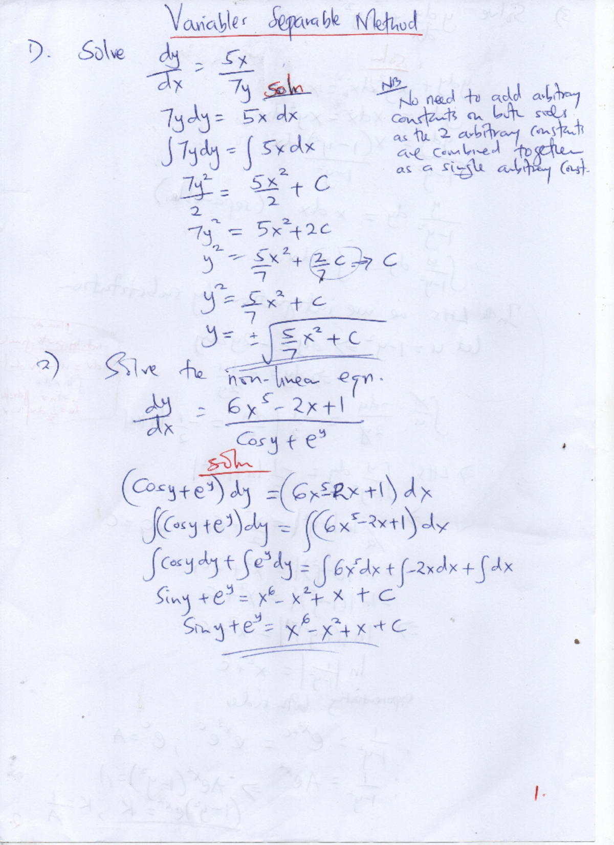 Ode Mynotes 2 Helps In Better Understanding Of Ode Economics Studocu
