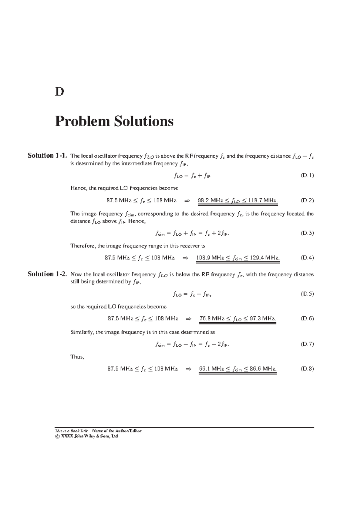GTsolutions 01 - Group tutorial solutions 1 - D Problem Solutions ...