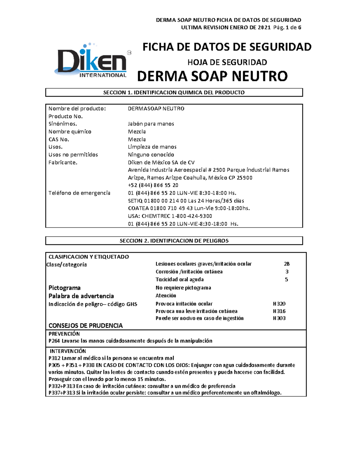 4) Derma soap Neutro HDS - Química Organica - ITCh - Studocu