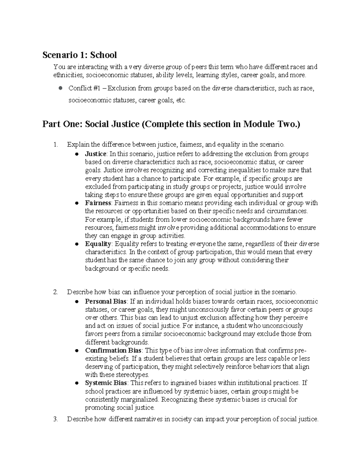 7-2 Project - Essay - Scenario 1: School You are interacting with a ...