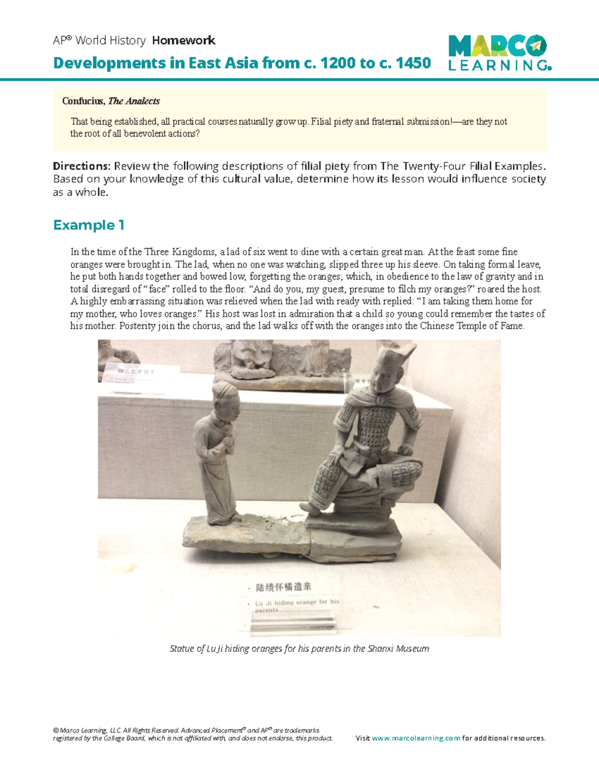 Developments in East Asia 1200-1450 Homework - Developments in East ...