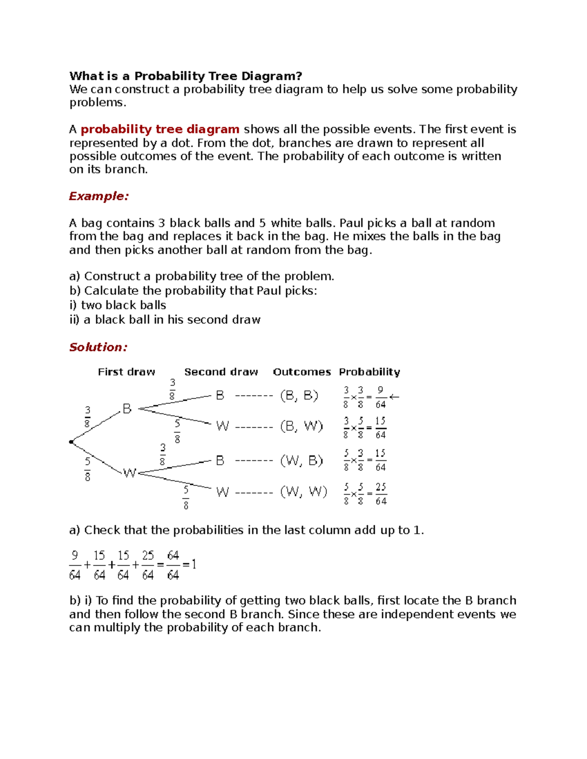 Notes on 3 Venn diag 2-way Table Elementary statistic noted - What is a ...
