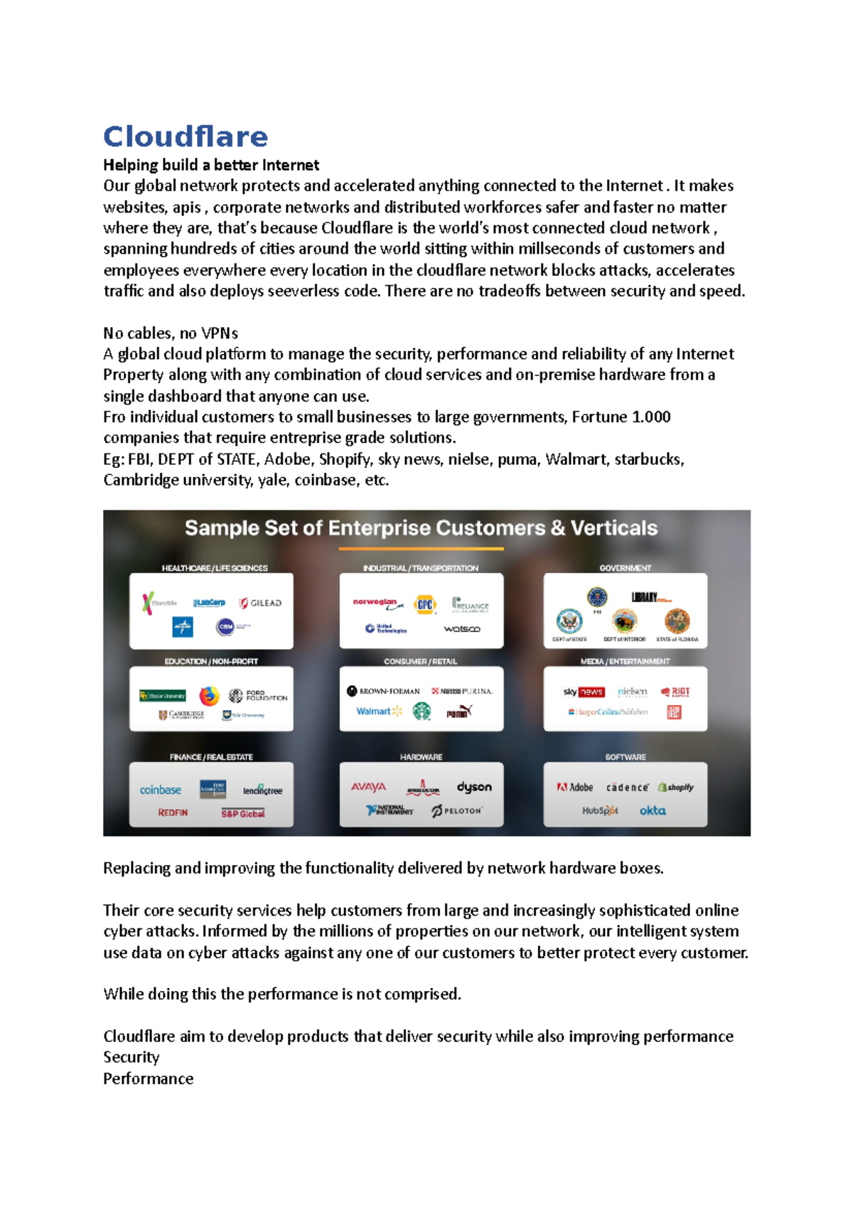 Cloudflare - Cloudflare Helping build a better Internet Our global ...