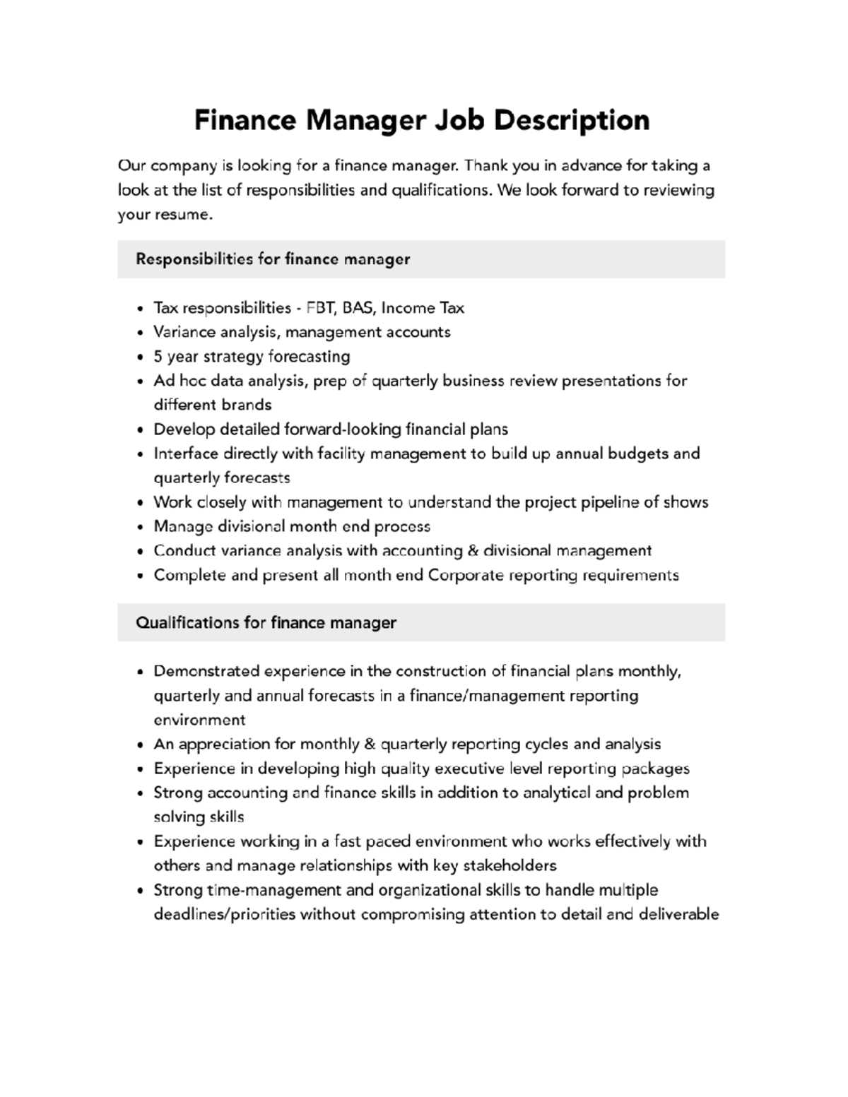 HRM Homework 2 Analysis JD and JS for a position - In Human Resources ...