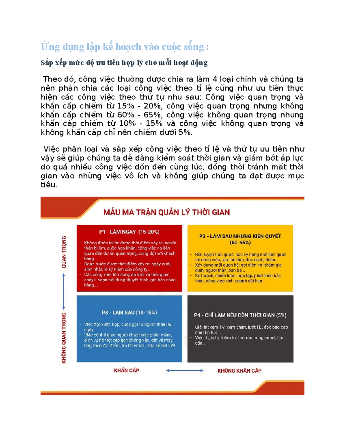 Ứng dụng lập kế hoạch - jjjjgf - Ứng dụng lập kế hoạch vào cuộc sống ...