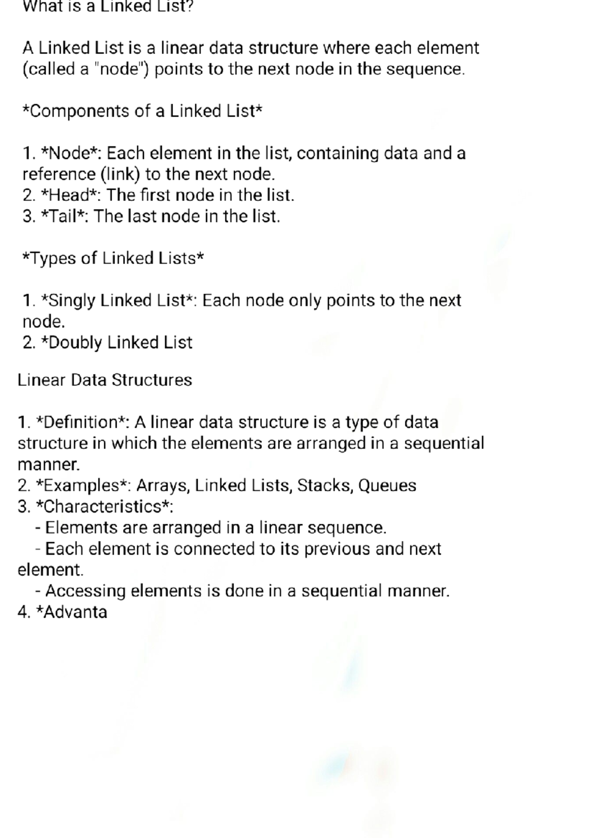 Datastrucutre - simple notes of data strucutre using c - What is a List ...