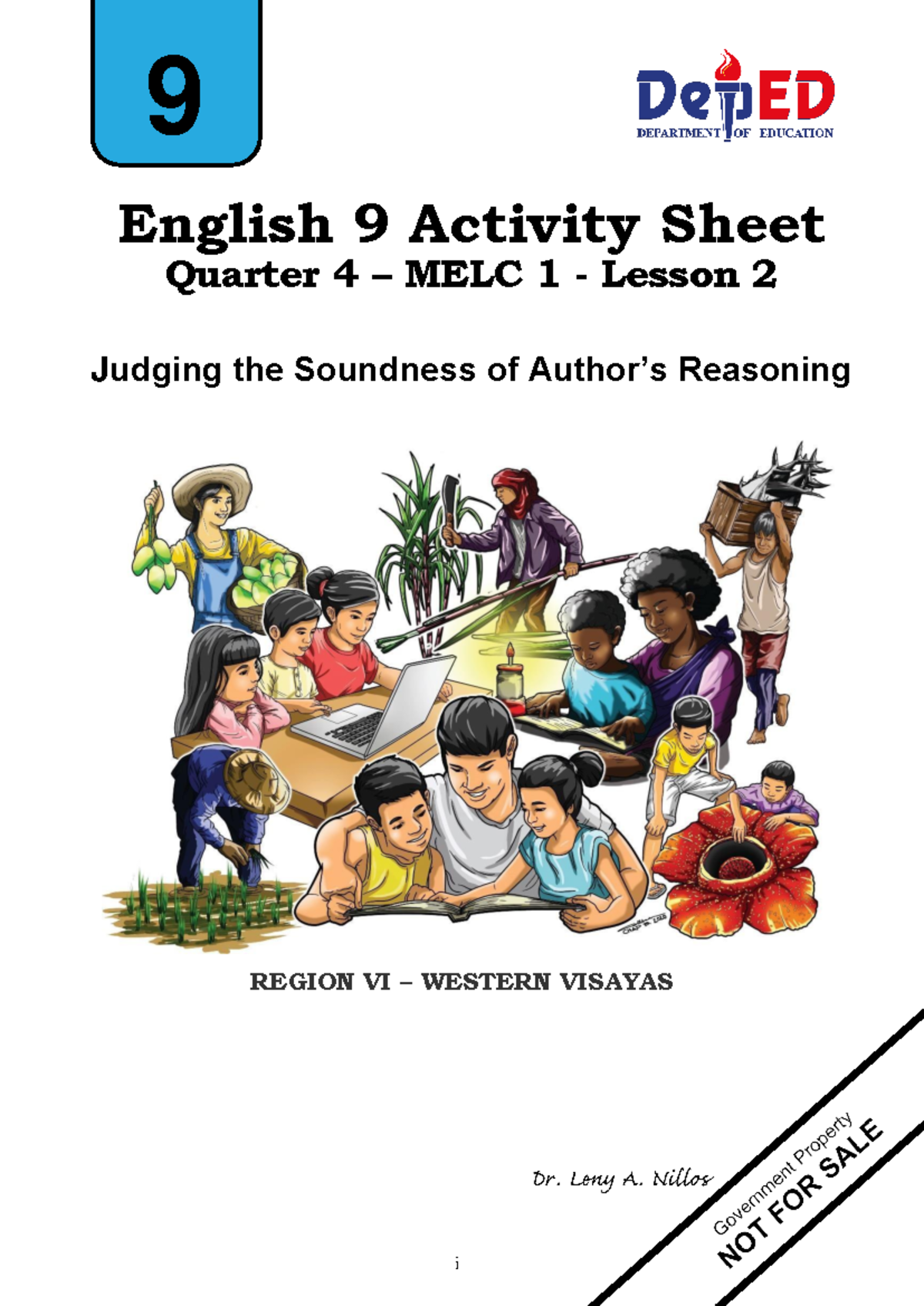 English-9 Q4 MELC-1 Lesson-2-1 - i 9 English 9 Activity Sheet Quarter 4 ...