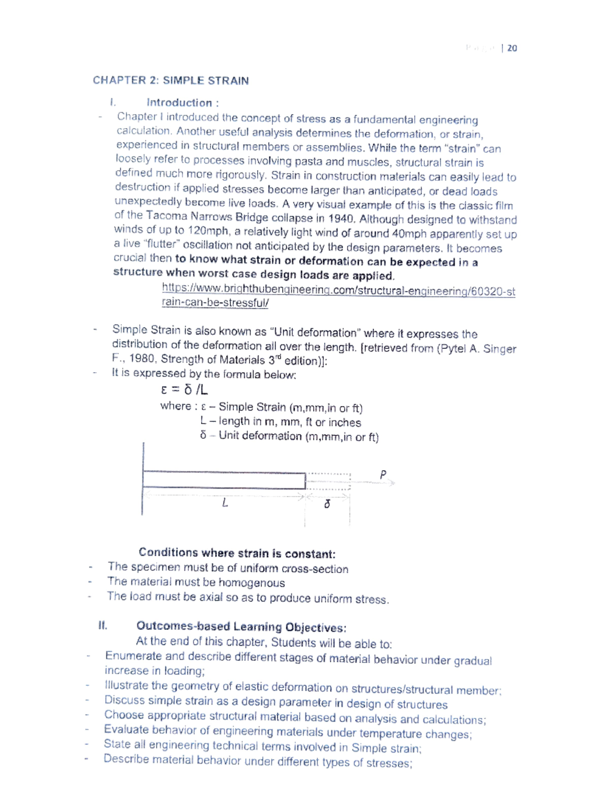 Simple strain - Hope it can help - CHAPTER 2:SIMPLE STRAIN I ...