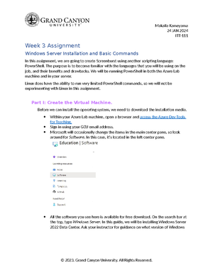 ITT-111-Topic 2Assignment 1 - ITT-111 - Studocu