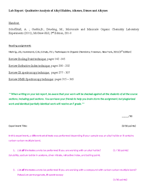 UV-Vis Lab Report Explained - Lab Report: Determination of a Dye ...
