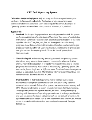 CS 340 Homework - This is the first Assignment for professor fluture, Basically explaining ...