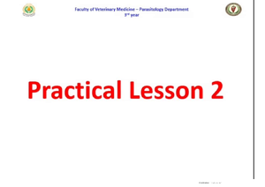 Parasitology section 3 - Biology Of Bacteria - Studocu