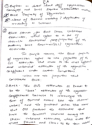 PA Unit-II - Predictive Analytics unit 2 - UNIT-II Logistic Regression: Model Theory, Model fit ...