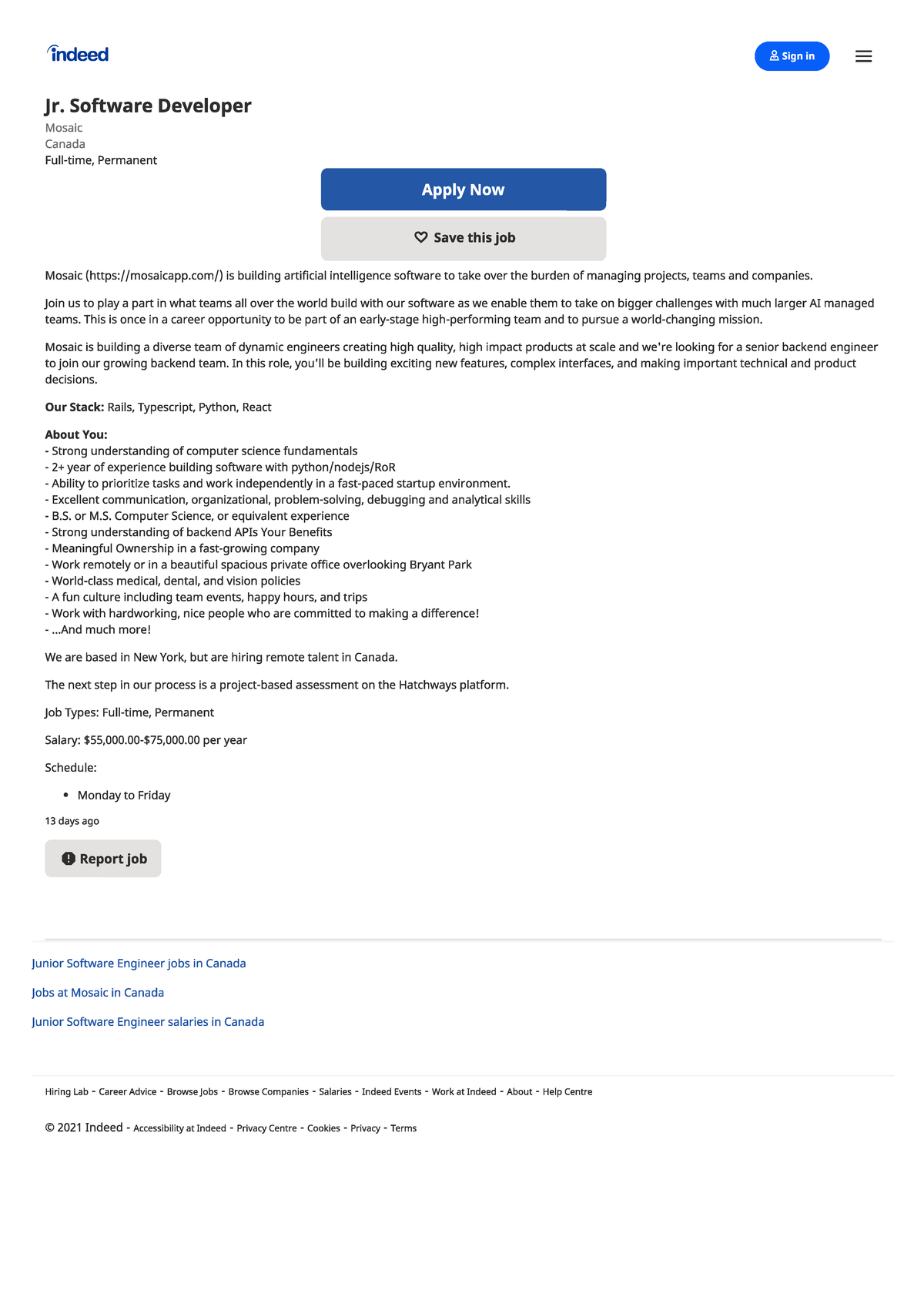 Job Posting - asd - SST- 1 - Studocu