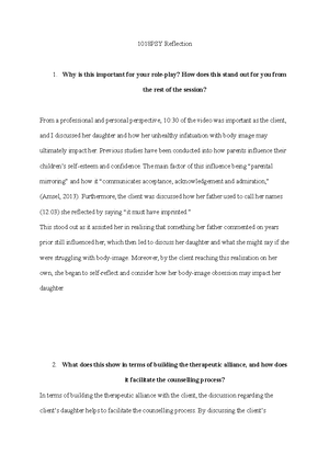 Informed consent 1018PSY - 1018PSY Counselling Skills Informed Consent ...