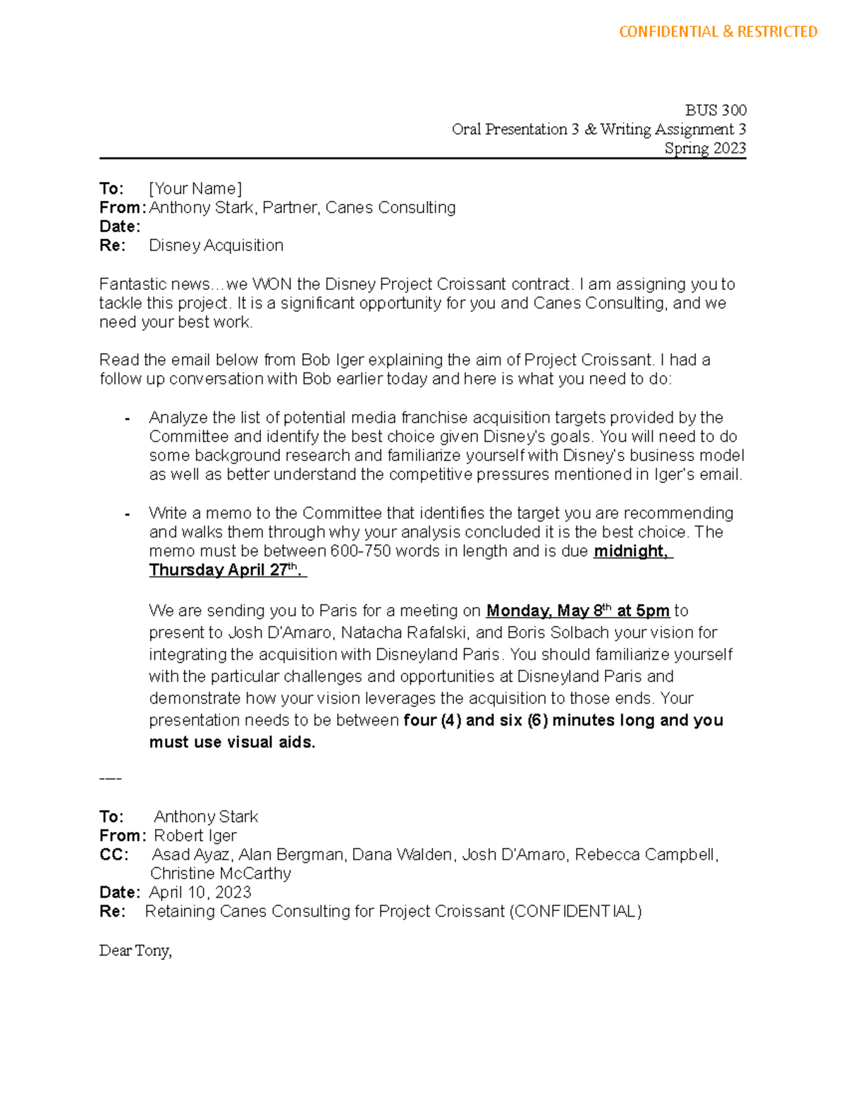 WA#3 and OP#3 - word assignment - BUS 300 Oral Presentation 3 & Writing ...