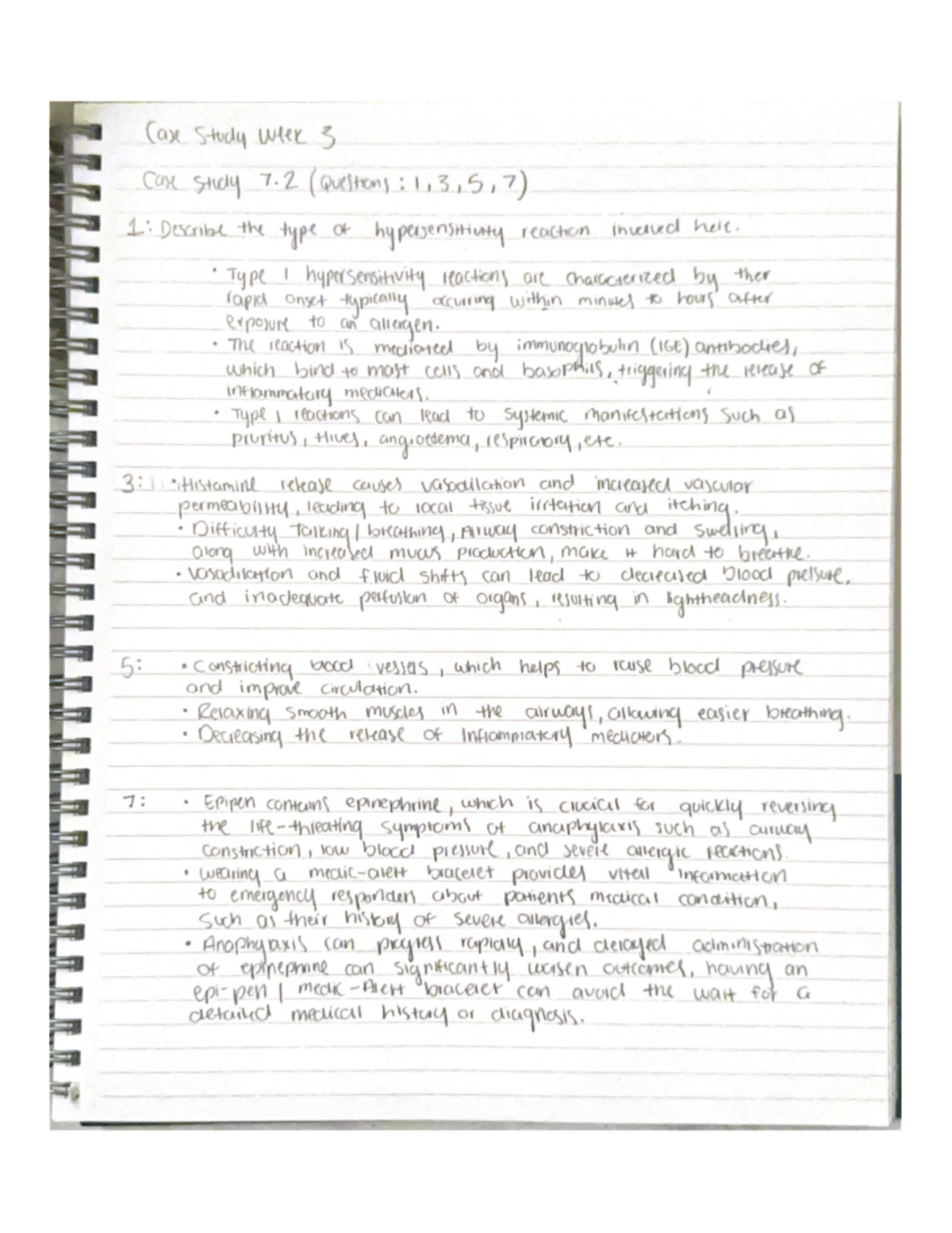 Case study week 3 - Cax Study week 3 Case study 7 (Questions 1,3,5,7) 1: Describe the type of ...