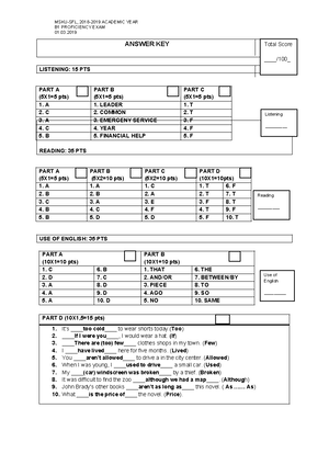 English FILE Pre-intermediate Test Booklet - PDF Room - 2 Jenny ...