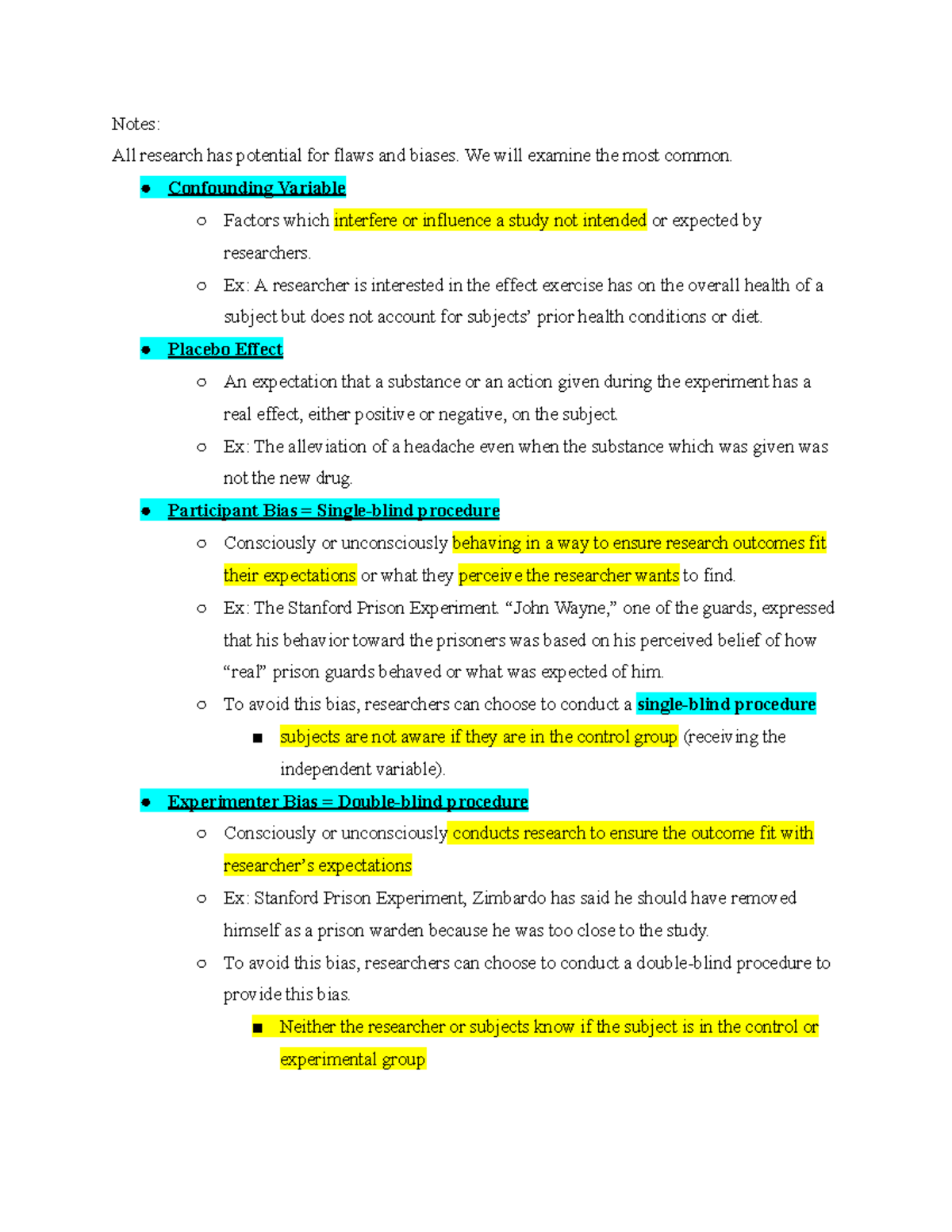 Chapter 2 - Research & Methods - Google Docs - Notes: All research has ...