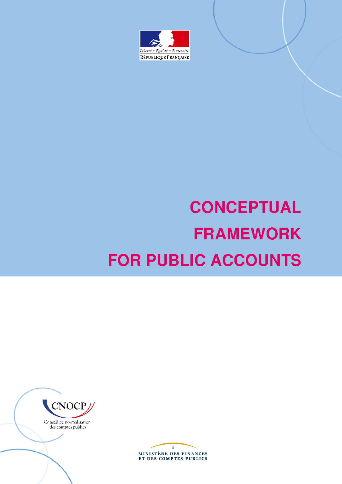 Cadre conceptuel anglais web 2 - CONCEPTUAL FRAMEWORK FOR PUBLIC ...