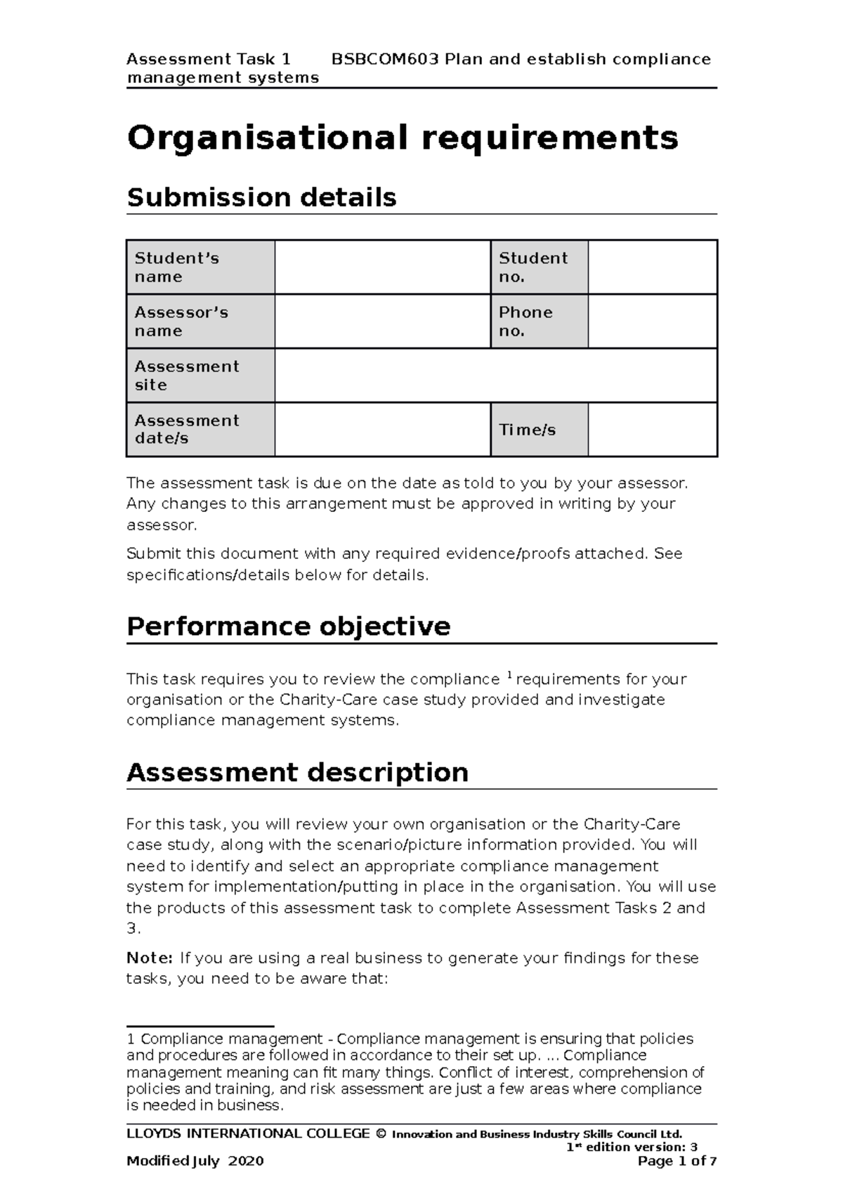 Assessment-Task-1 hsxn sinxsi - management systems Organisational ...